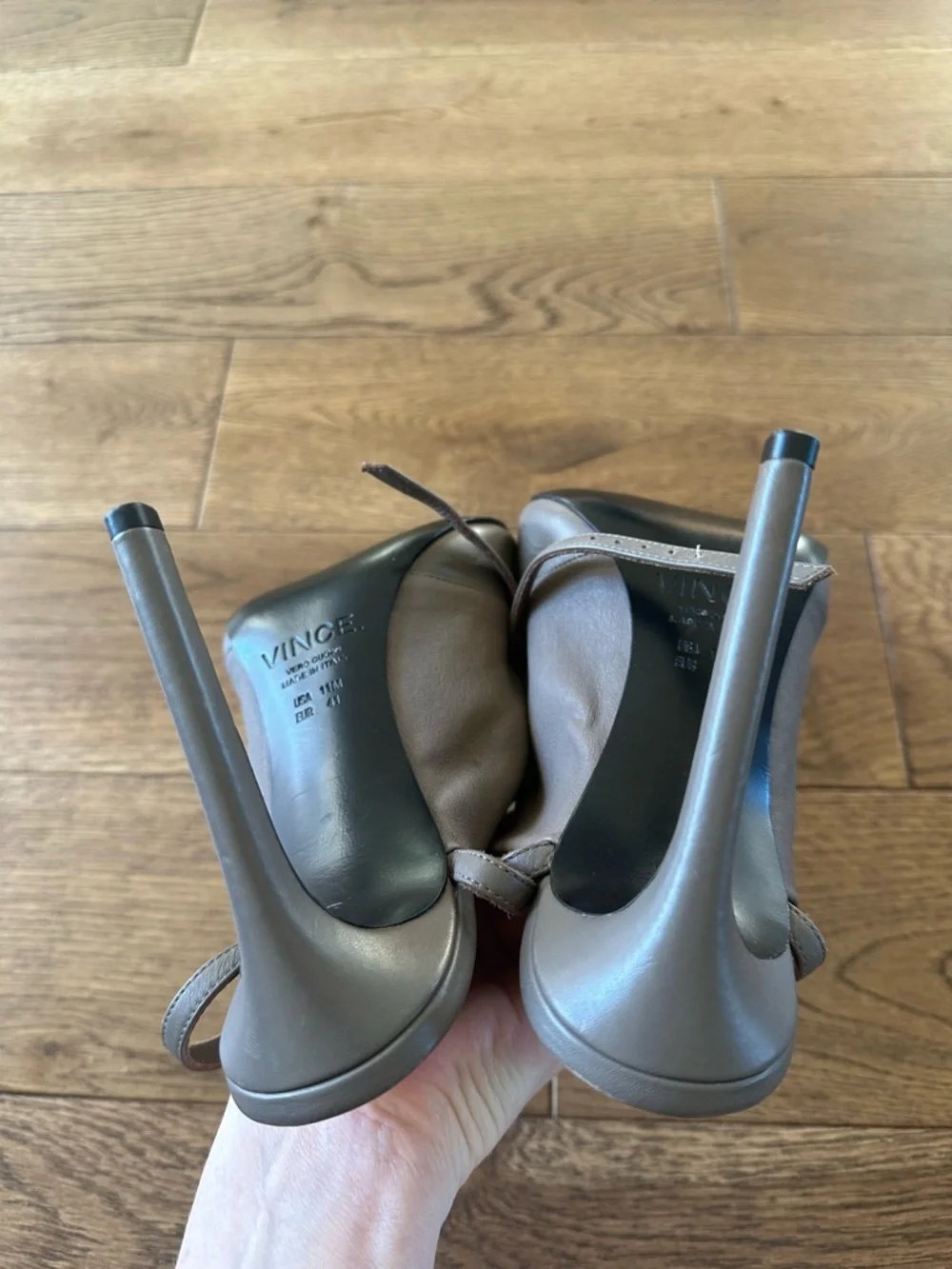 Vince | Shoes | New Vince Grace Light Taupe High Heels Shoes Sz 1 Made ...